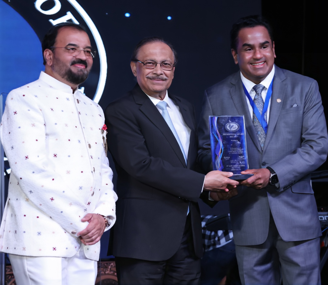 Dr. Joseph M. Chalil Honored with AAPI’s Presidential Award