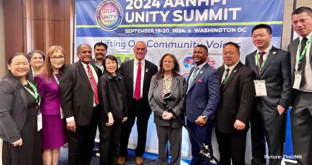 Asian American Unity Summit Held in The Capitol GOPIO Chairman Dr. Thomas Abraham Raises the ...