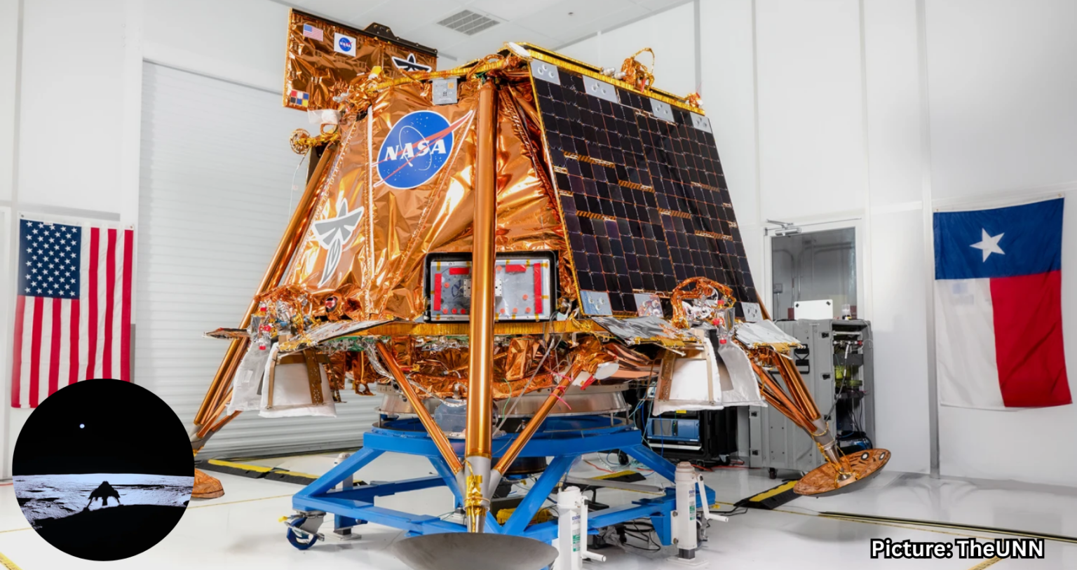 Private Lunar Lander Blue Ghost Successfully Lands on Moon for NASA